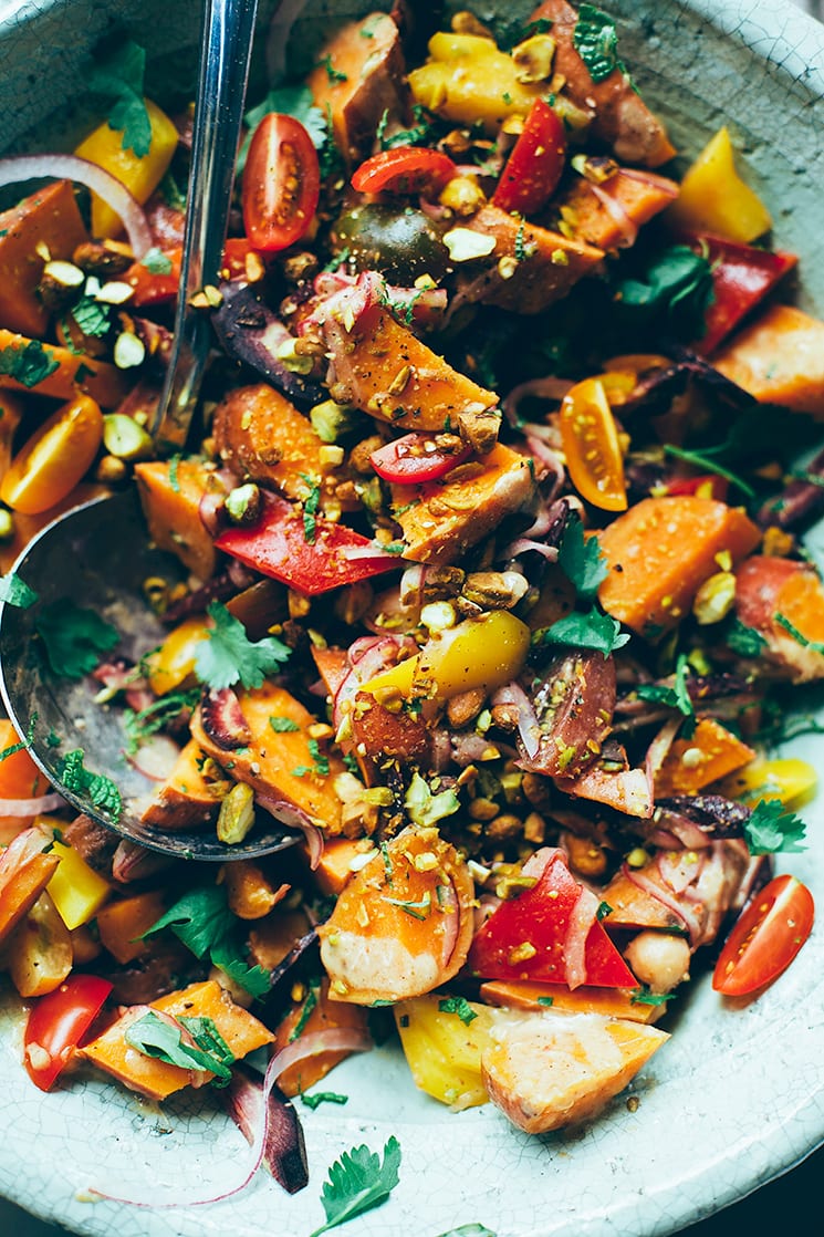 moroccan-ish sweet potato sunshine salad | The First Mess | Bloglovin’